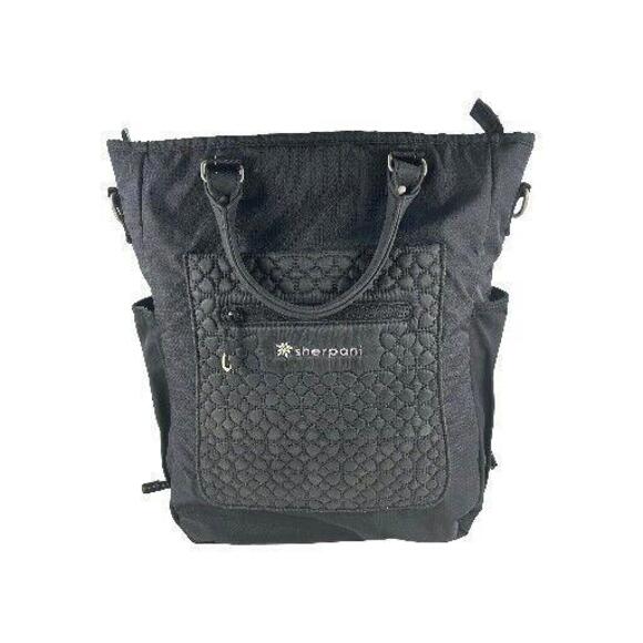 Sherpani | Bags | Sherpani Soleil Backpack Quilted Balck Anti Theft Convertible Tote Bag | Poshmark